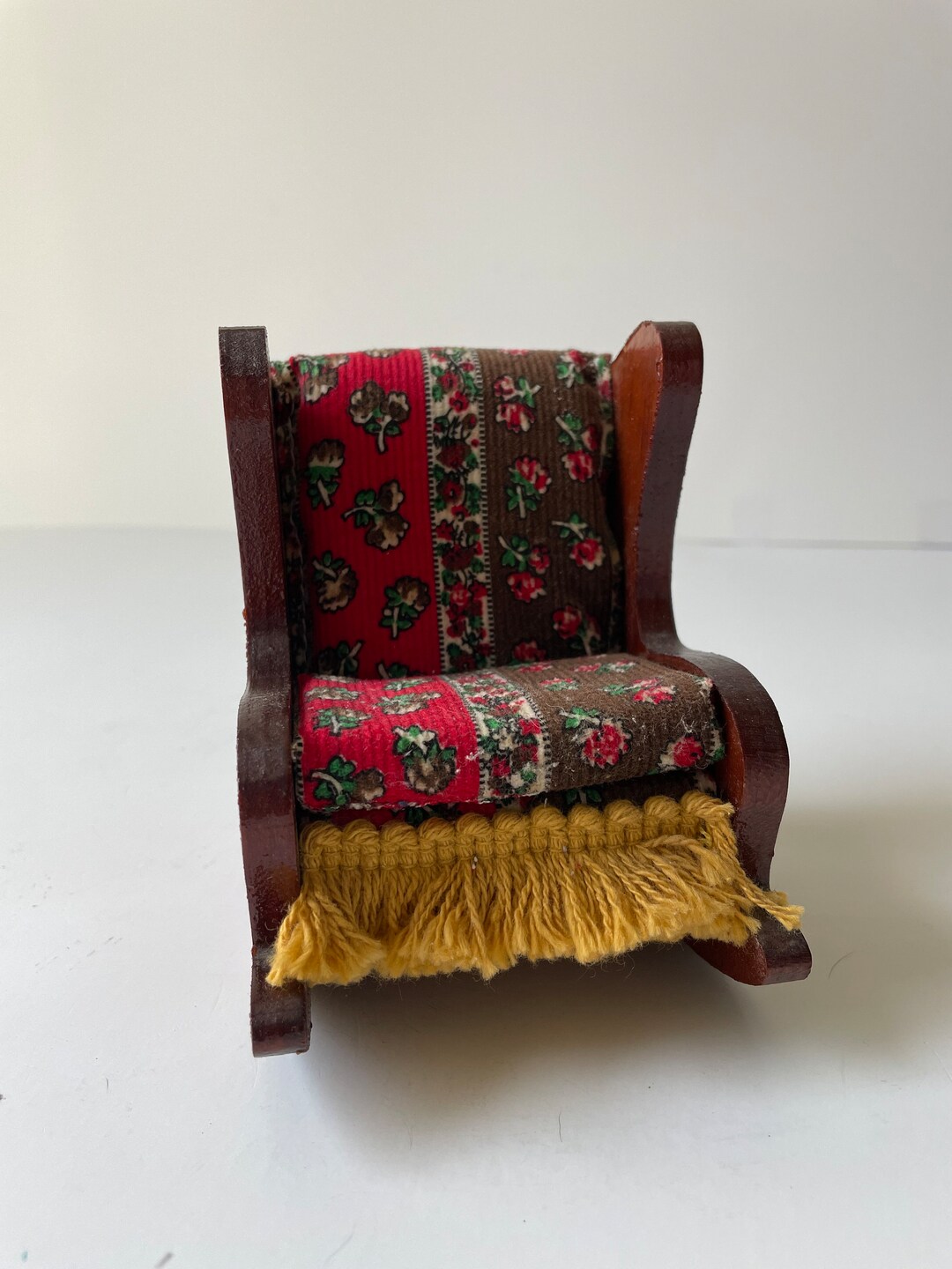 Vintage Upholstered Pin Cushion/doll Chair - Etsy