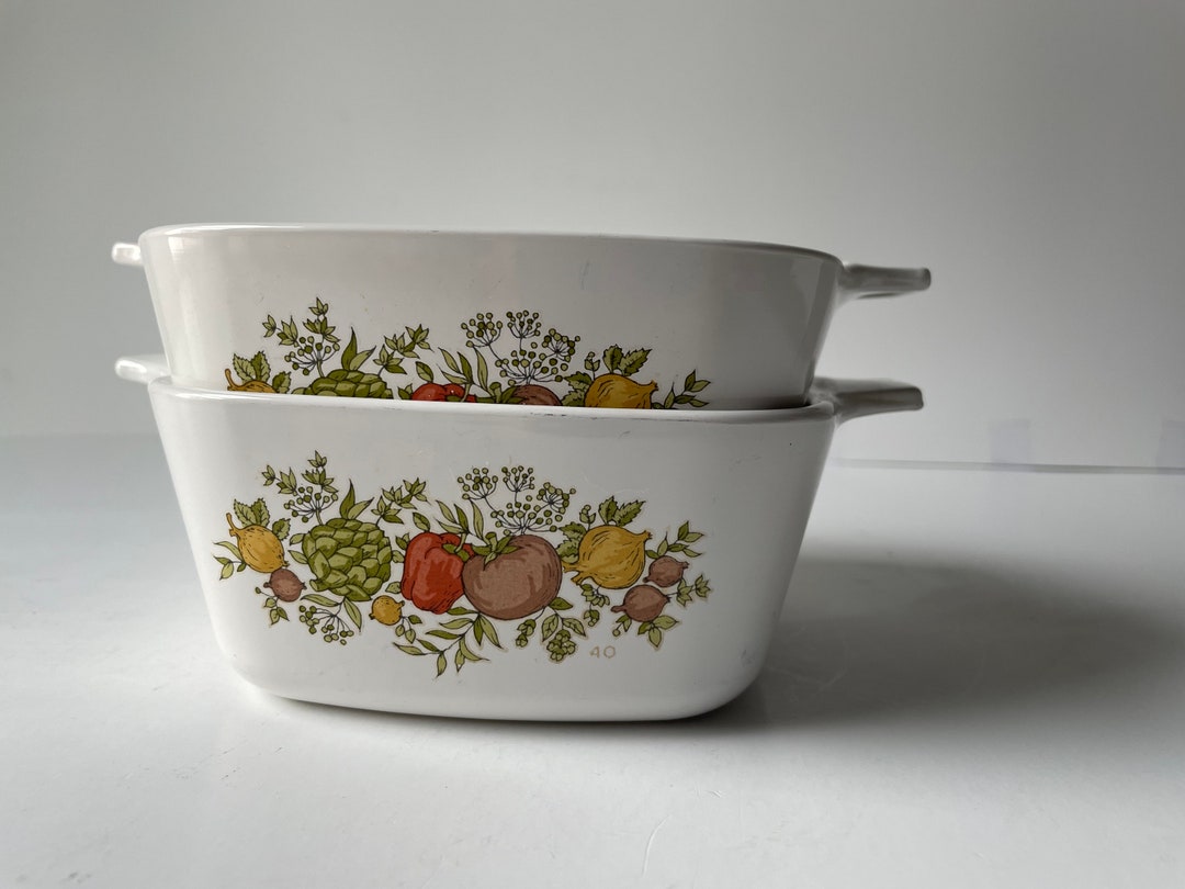 2 Vintage Corning Ware P-43-b Dutch Oven Dishes - Etsy