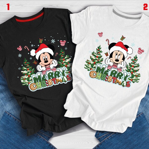 Mickey Mouse Christmas Shirt - Etsy