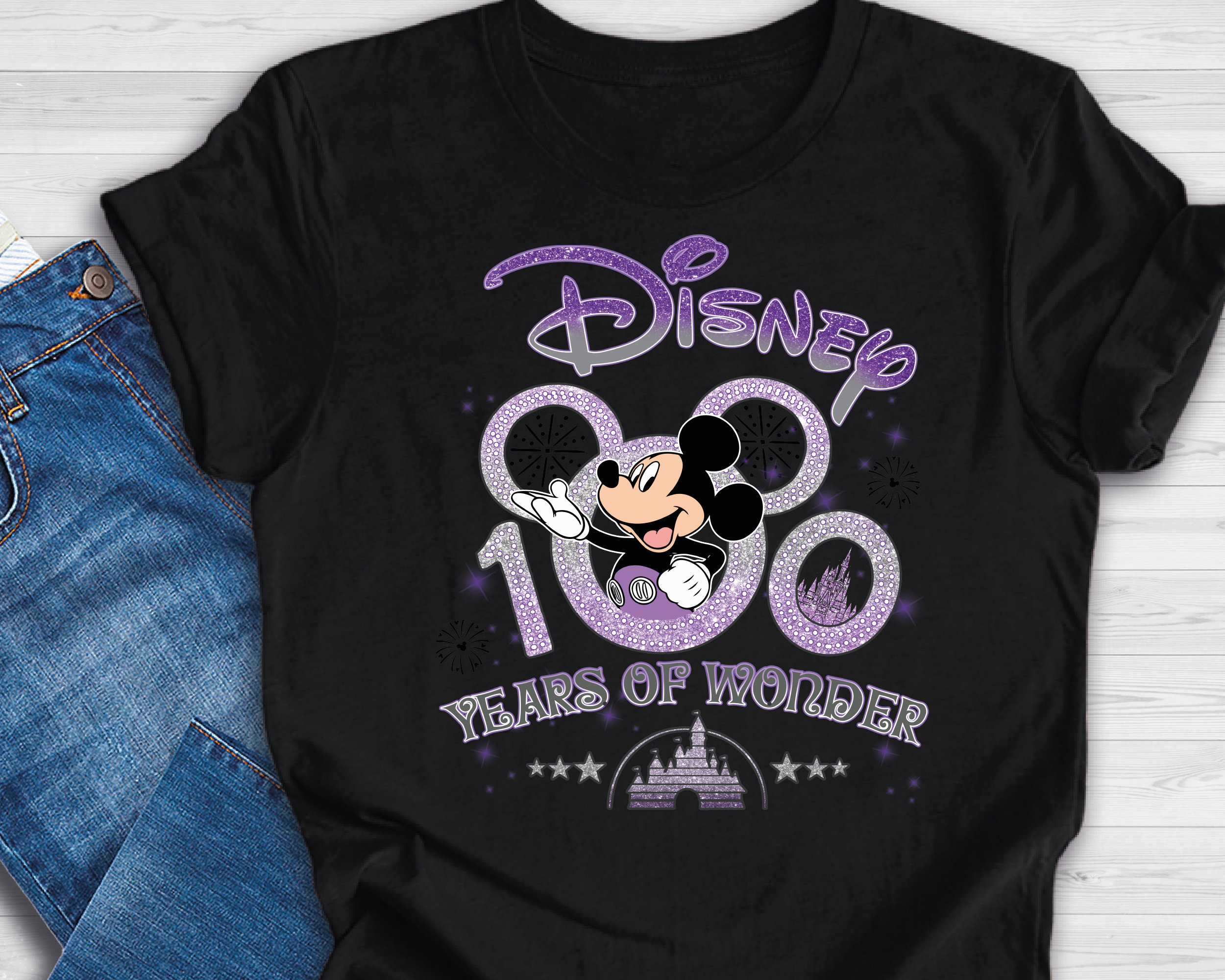 Mickey Mouse 100th Year Shirt, Disney 100th Year Anniversary Shirt - Etsy