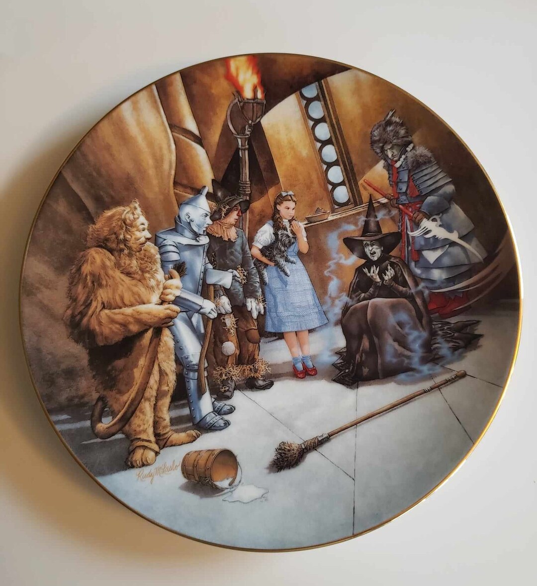 I'm Melting the Wizard of Oz Collectible Plate - Etsy