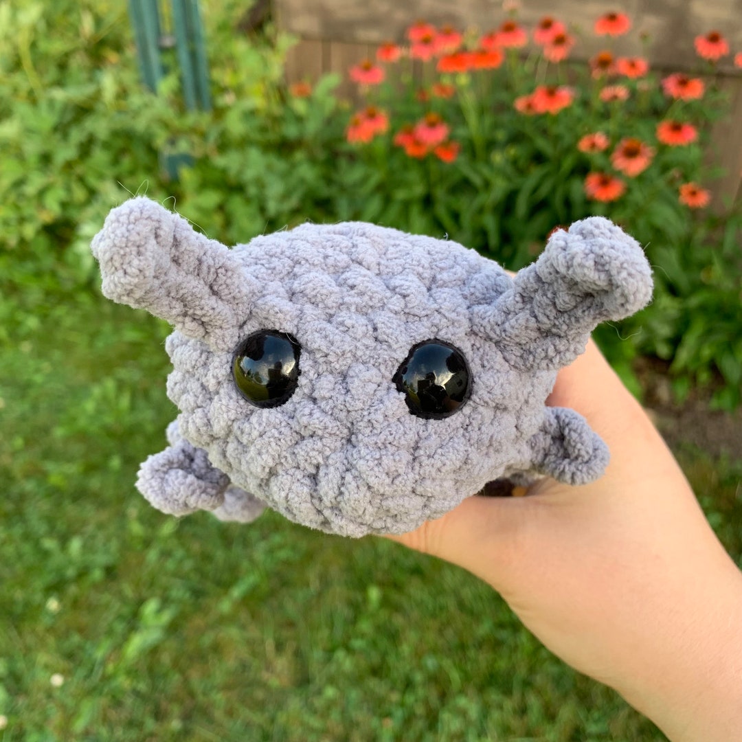 Large Roly Poly Pal Crochet Plush, Crocheted Isopod/pillbug Plush - Etsy