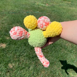 Colorful Sitting Cat Crochet Plush, Unique Colorful Stuffed Animal Cat ...