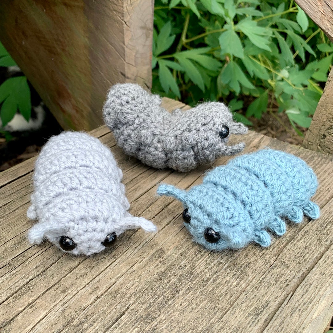 Roly Poly Pal Crocheted Pillbug/ Isopod Plush: Made to Order - Etsy