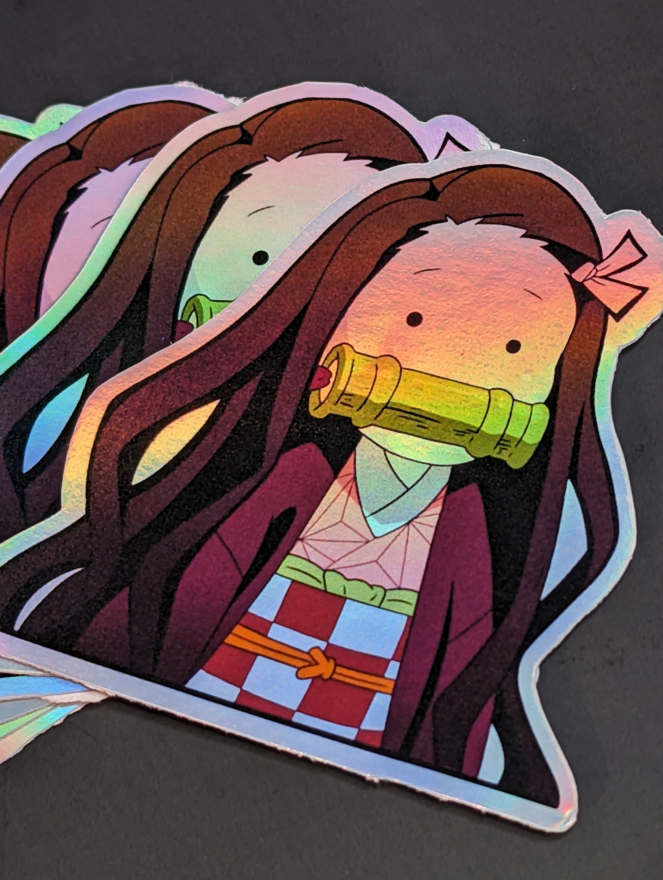 Holo Cute Nezuko - Etsy