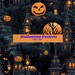 Halloween Pattern Digital Paper, Seamless Pattern, Scrapbook, Junk ...
