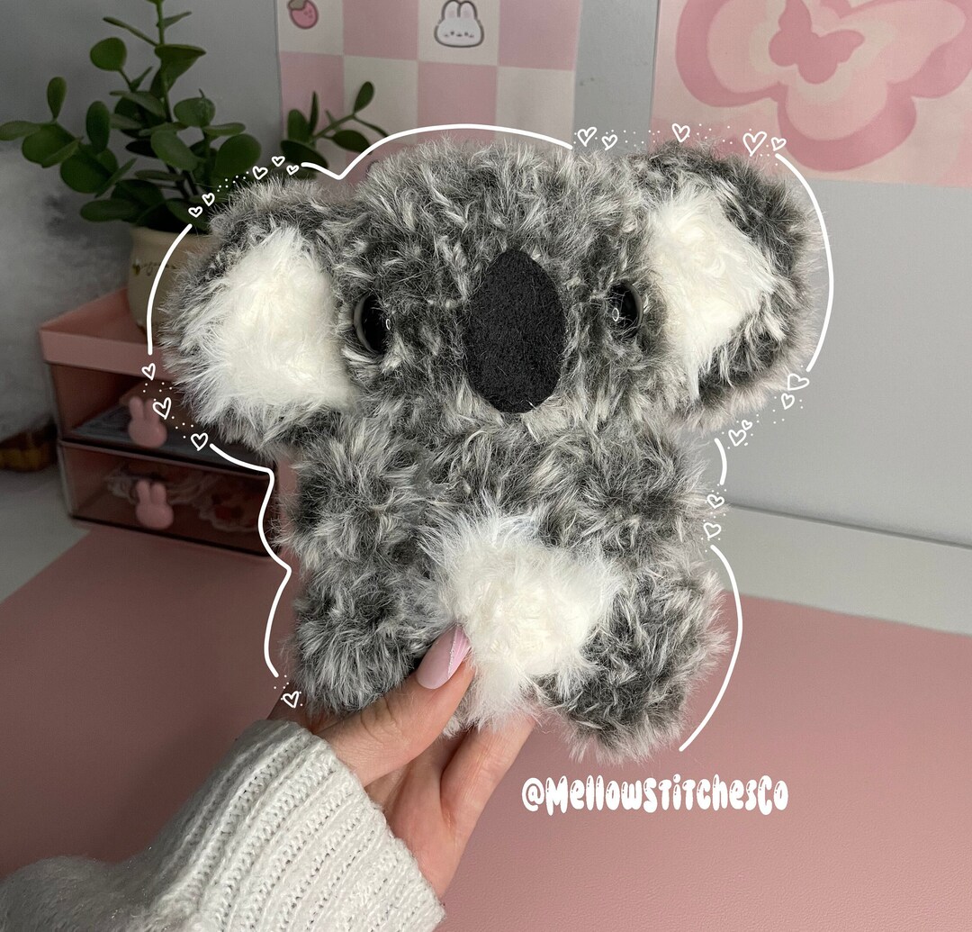 Mellowstitchesco Plush Crochet Koala Koala Stuffed Animal Koala Plushie ...