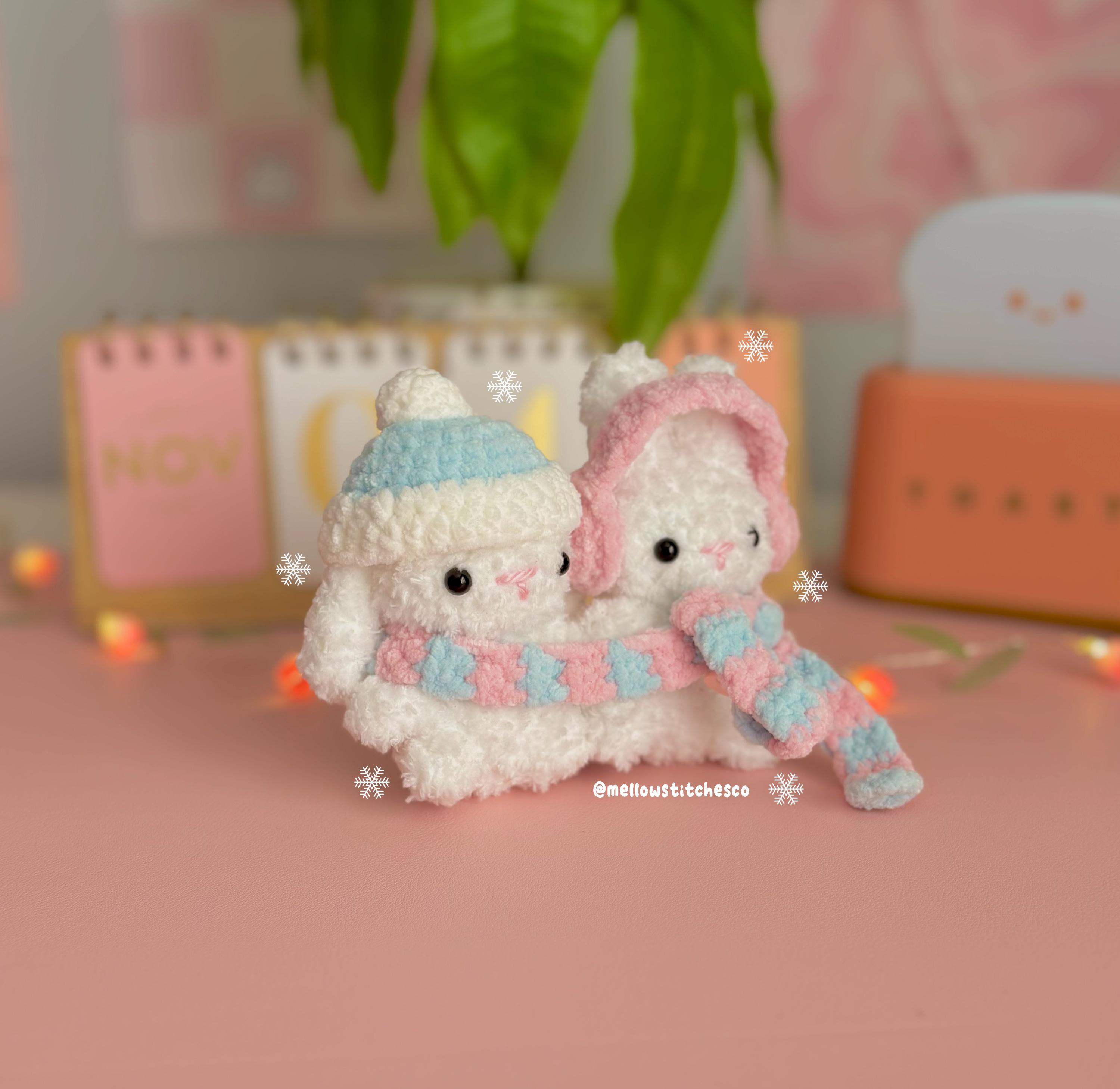 Cozy Winter Bunnies Crochet Pattern | Bunny Crochet Pattern ...