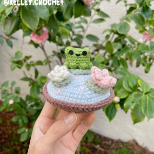 Frog on a Pond Crochet PDF Pattern | Digital Crochet Pattern ...