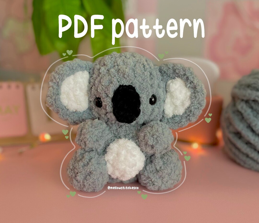 Baby Koala Crochet PDF Pattern Digital Crochet Pattern - Etsy