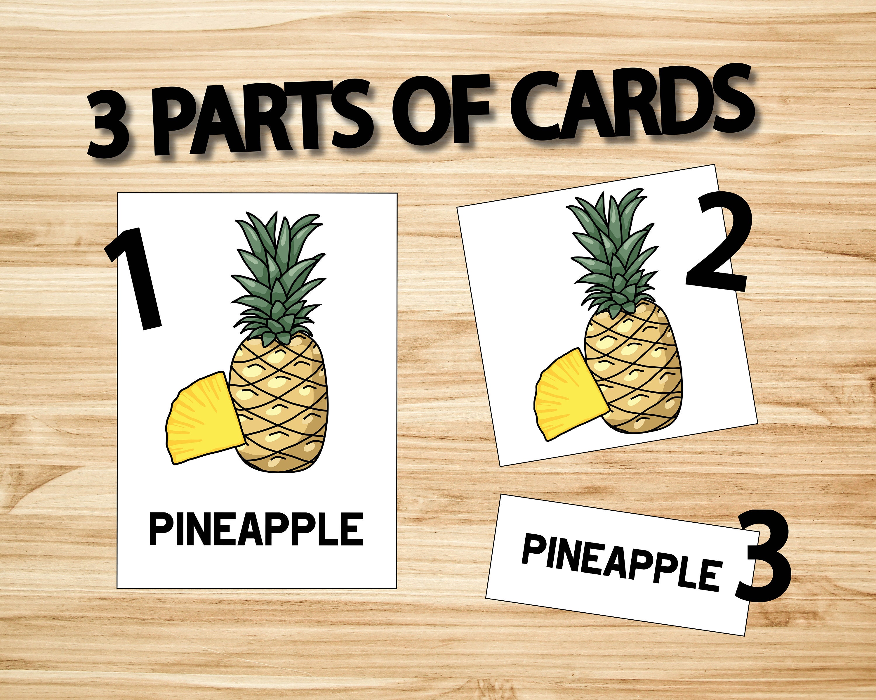 16 + 16 Fruits Cards • 16 Color Cards + FREE 16 Coloring Cards ...