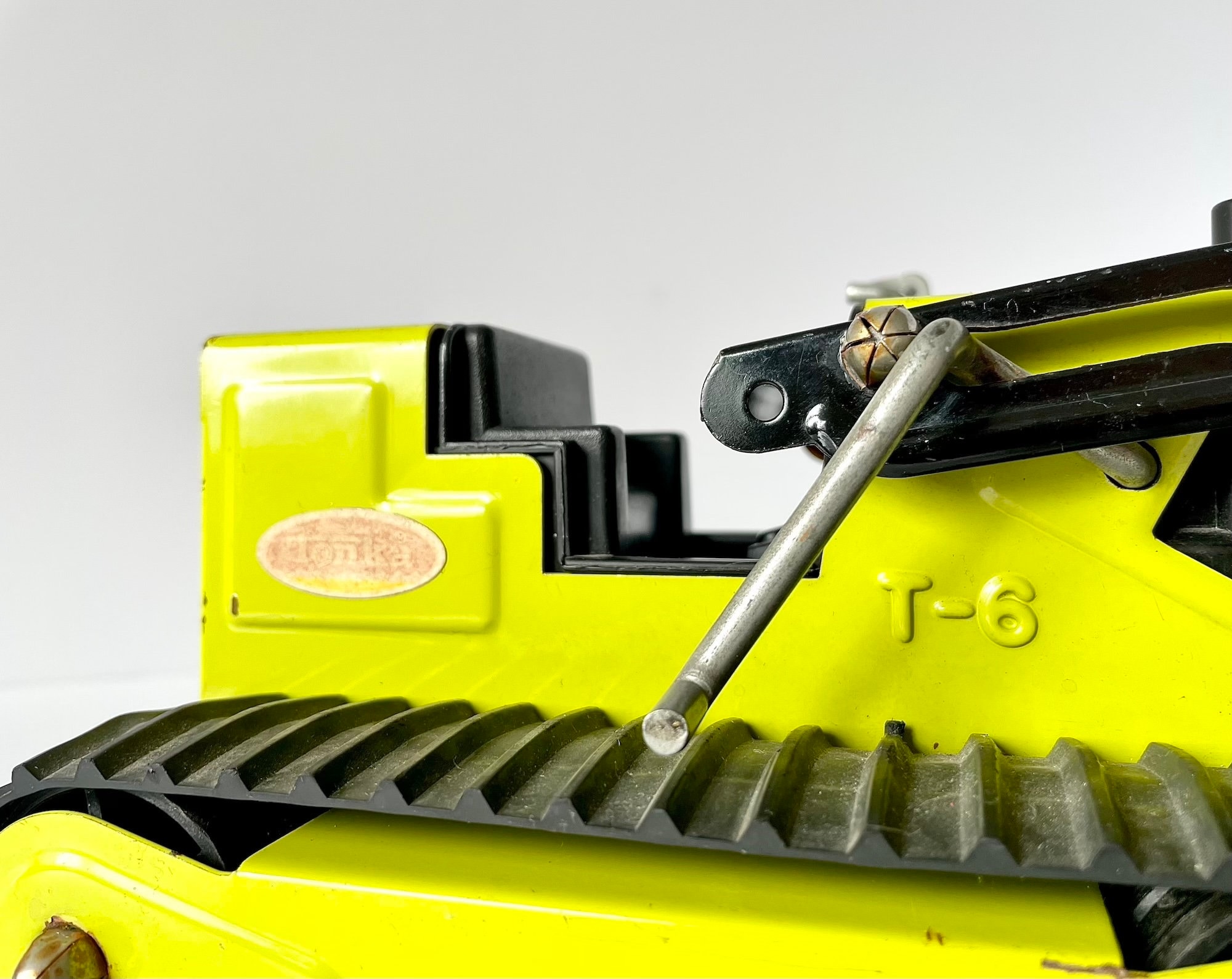 Vintage TONKA T-6 Front End Loader Excavator 1970s Green Steel ...