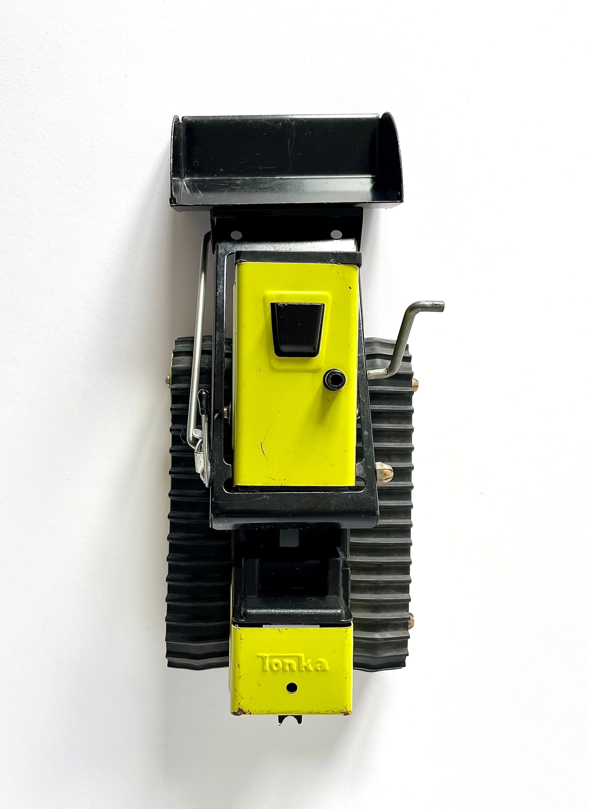 Vintage TONKA T-6 Front End Loader Excavator 1970s Green Steel ...