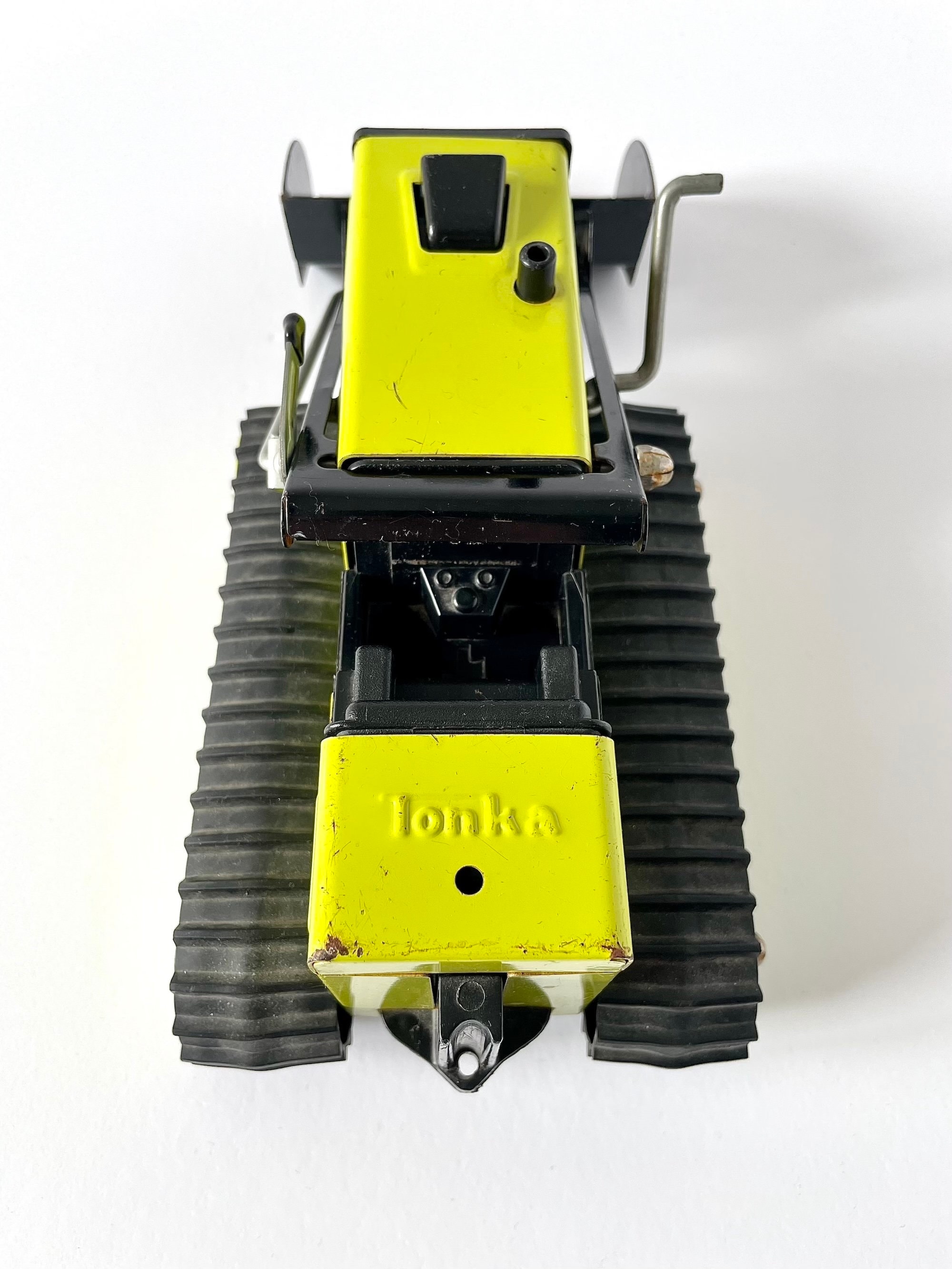 Vintage TONKA T-6 Front End Loader Excavator 1970s Green Steel ...