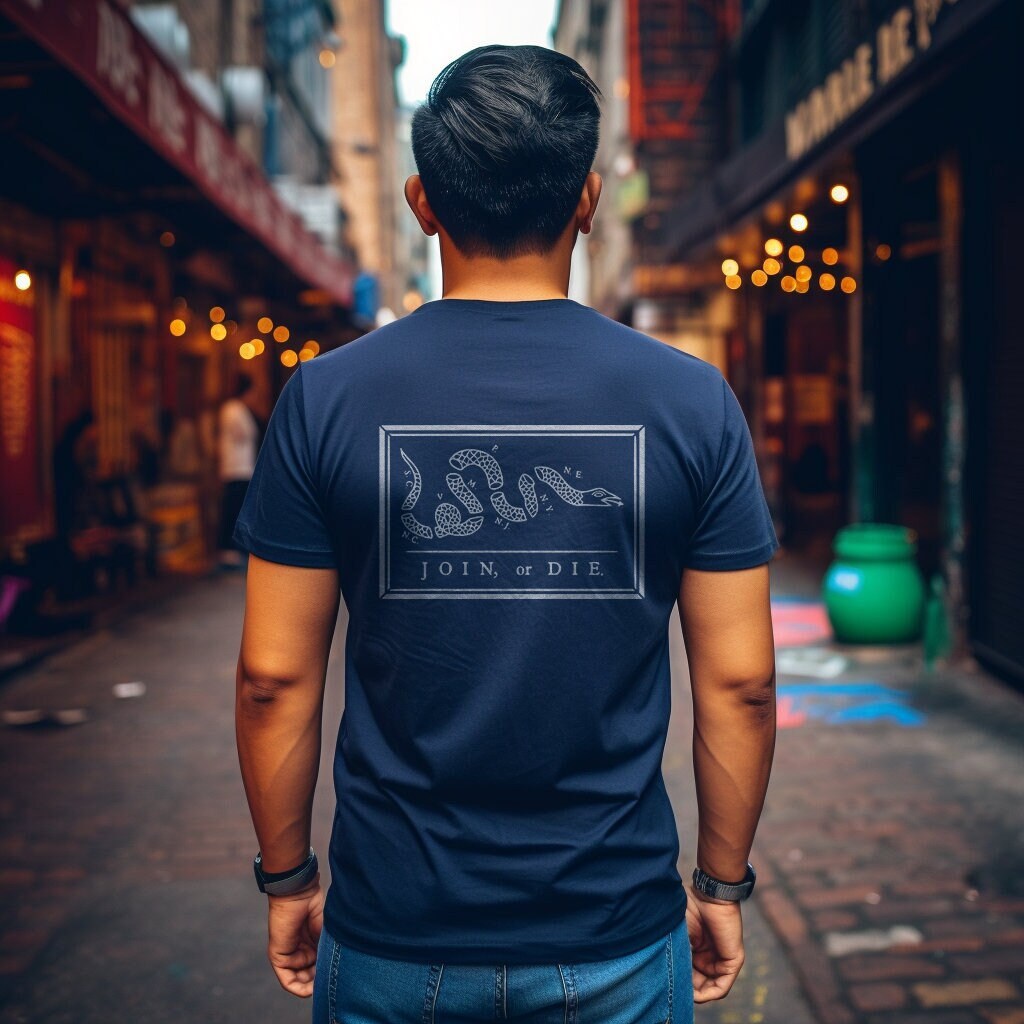 Patriotic T-shirt Join or Die Colonial Snake Shirt - Etsy