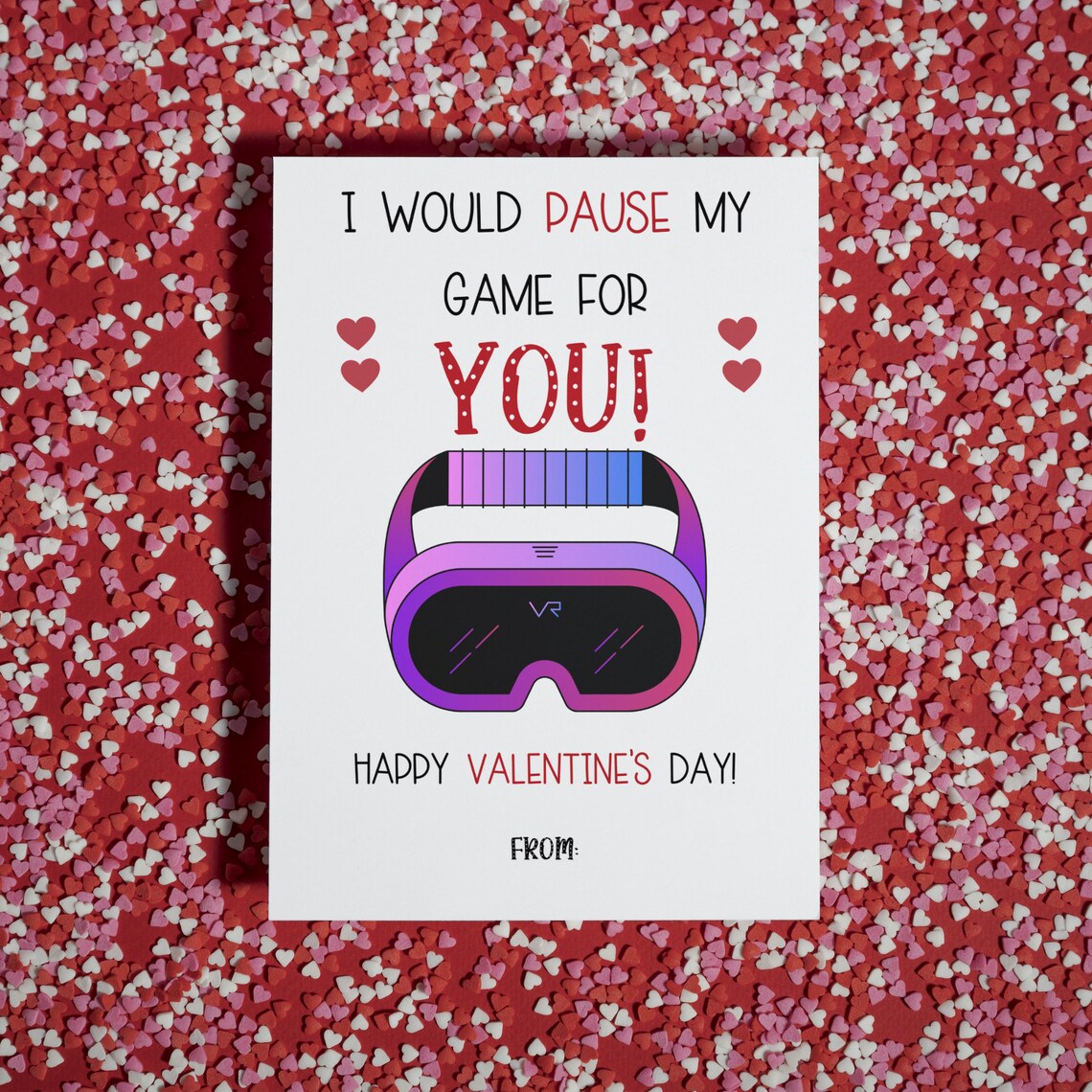 Video Game Valentine Cards: Set of 6 Printable Cards (digital Download ...