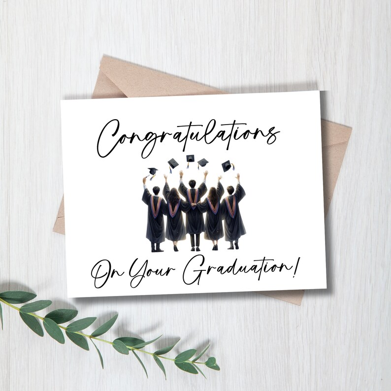 Personalized Printable Graduation Card, Custom Greeting With Bible ...