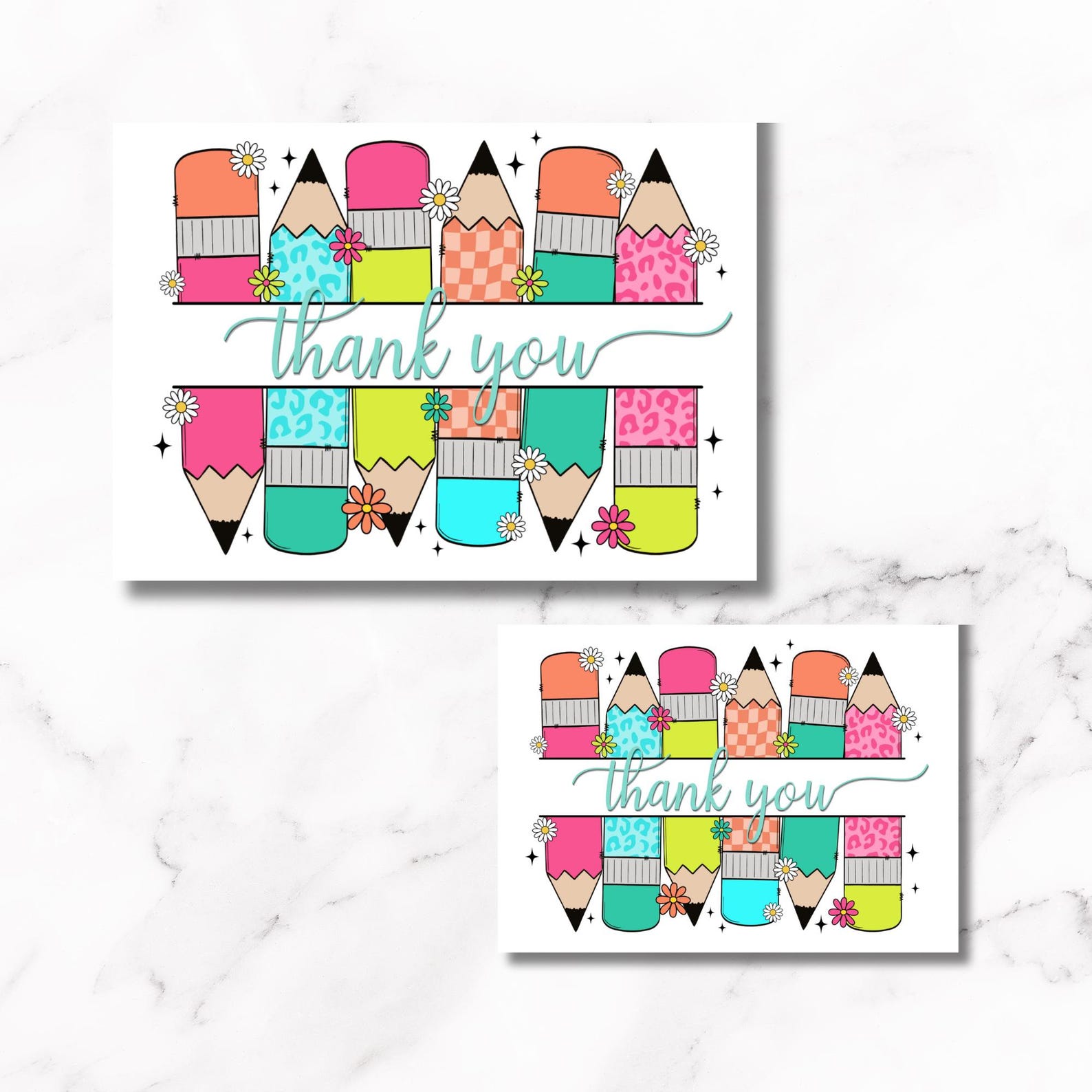 Printable Thank You Card - Teacher Appreciation Template With Heartfelt ...