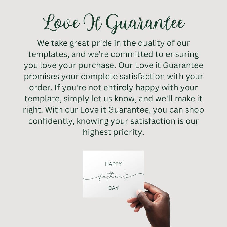 Father's Day Card | Printable Template for Instant Download | Memories ...