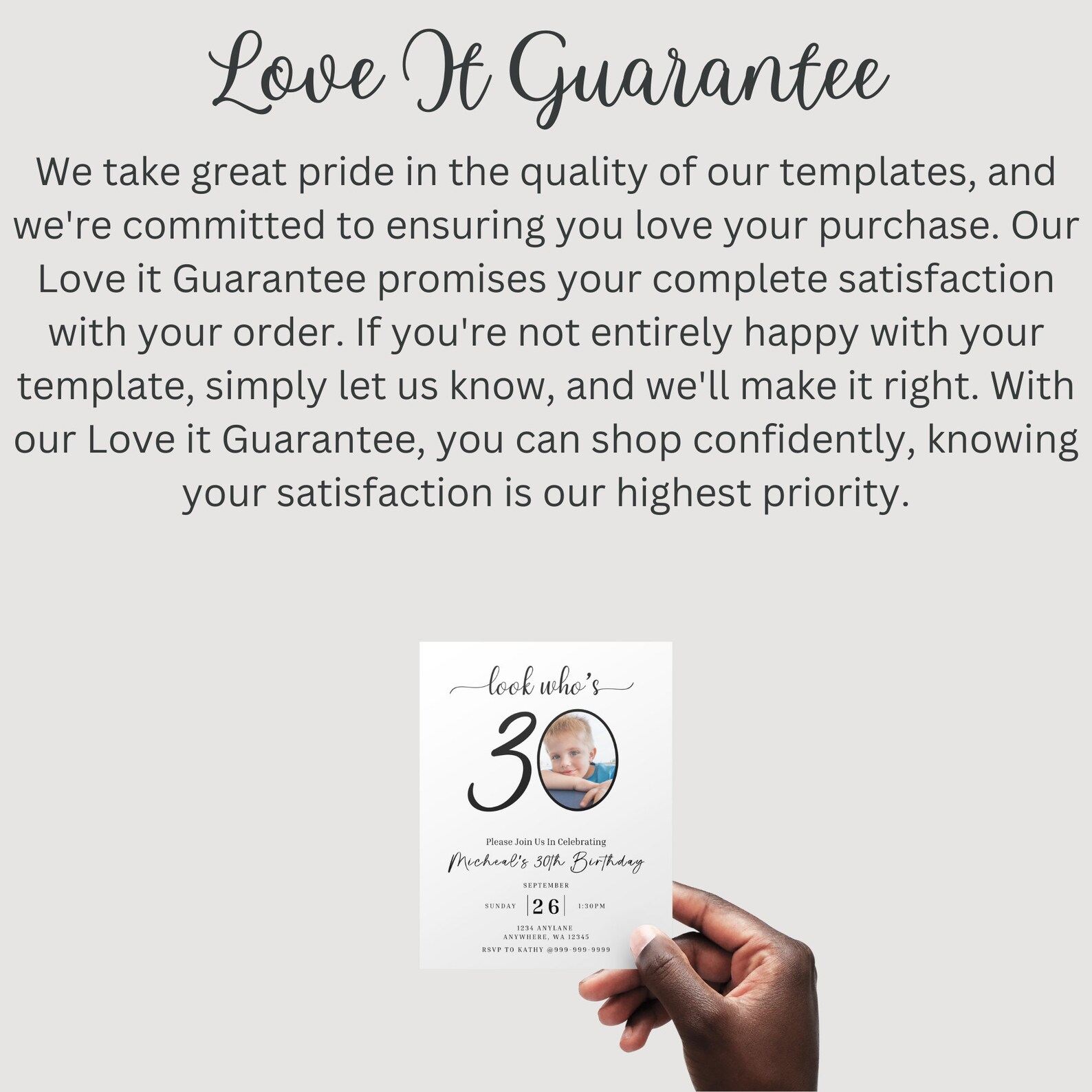 Personalized 30th Birthday Invitation: Milestone Celebration (printable ...