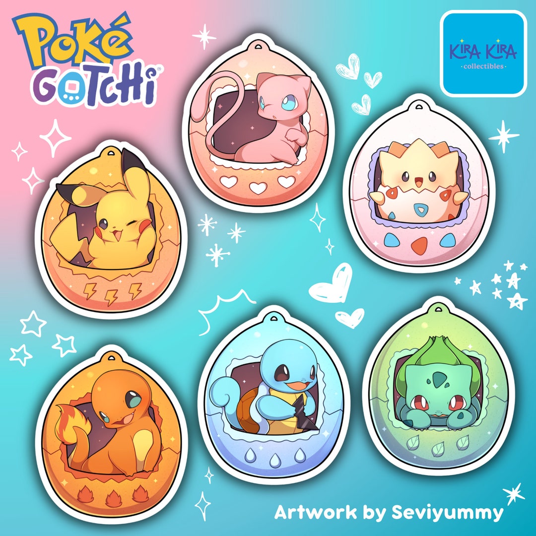 Pokegotchi Kawaii Stickers Seviyummy - Etsy
