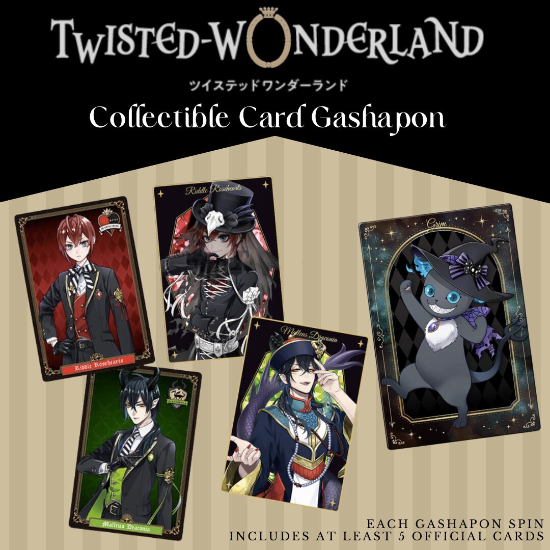 Twisted Wonderland Collectible Card Gashapon Pulls - Etsy