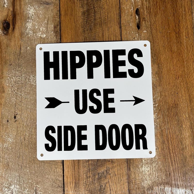 Use Side Door Sign - Etsy