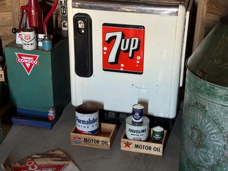 Handmade Standard Motor Oil Wooden Crate: Rustic Vintage Storage Box - Etsy