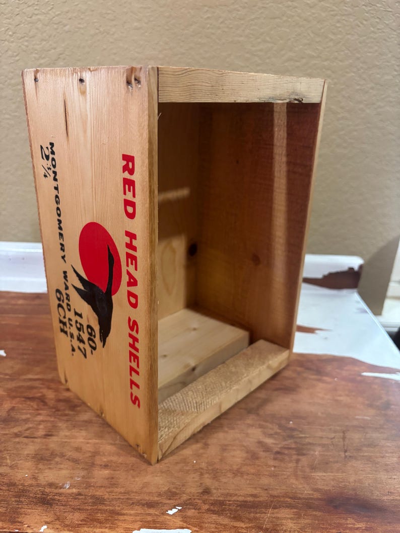 Handmade Wooden Wards Ammo Crate With Handles - Rustic Cabin Decor - Etsy
