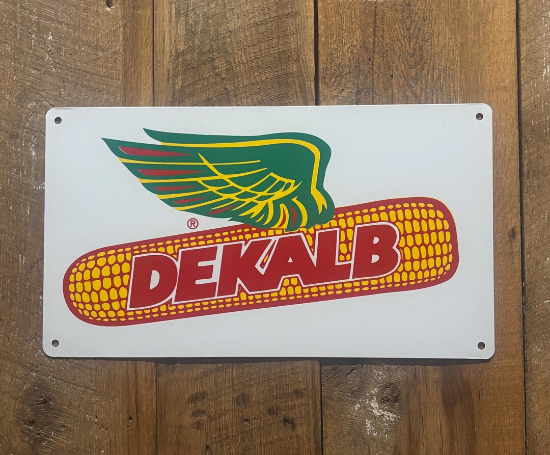 Dekalb Corn Seed Sign: Vintage Farm Advertising Metal Wall Art - Etsy