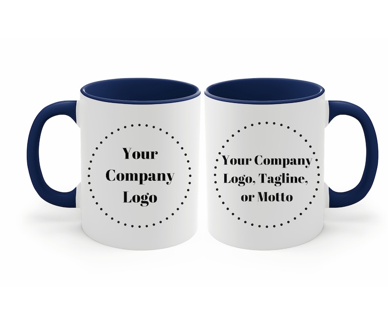 Personalized Company Mugs Logo Custom Mug Company Logo Coffee Mug ...