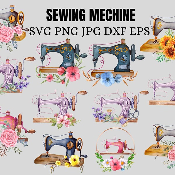 Sewing Machine Svg - Etsy
