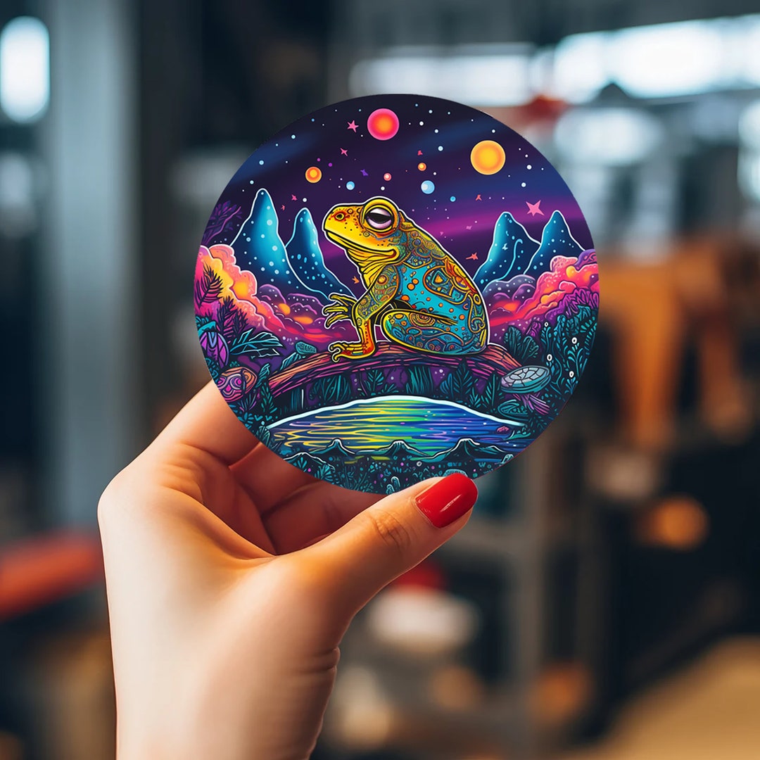 Toad Stickers, Frog Sticker, Vinyl Sticker, Laptop Sticker, Waterproof ...