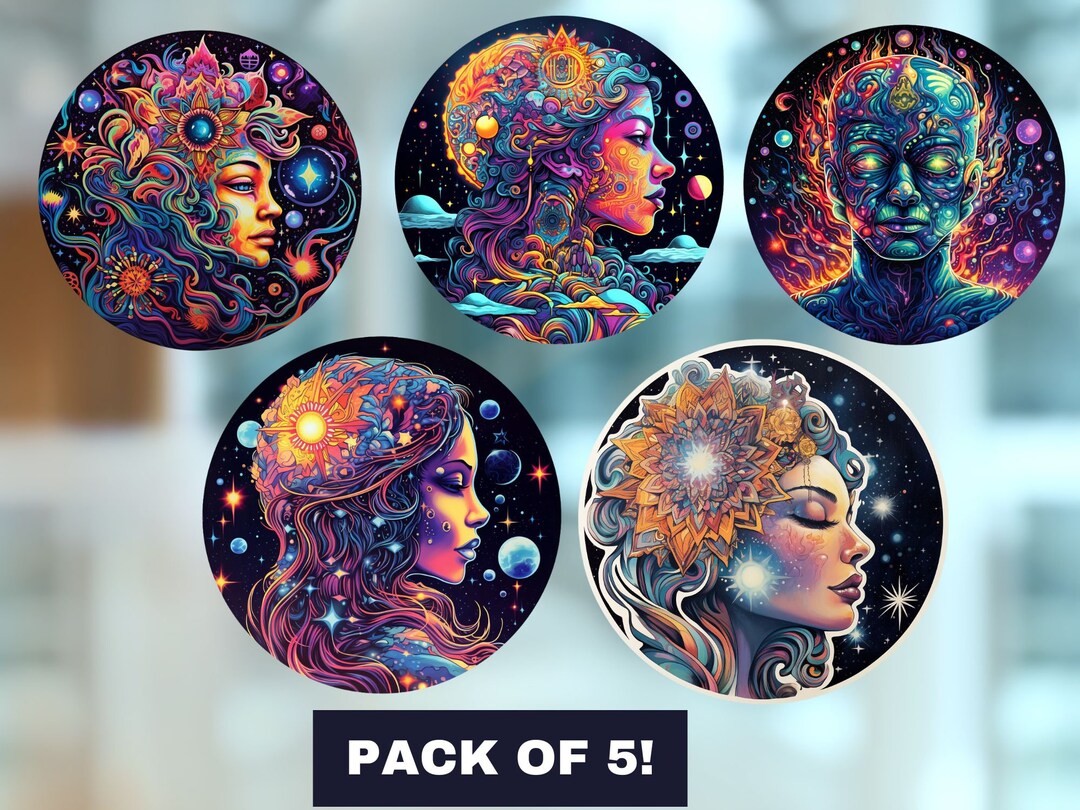 Mystical Scene Sticker Bundle, Enchanting Designs for Unique Journals ...