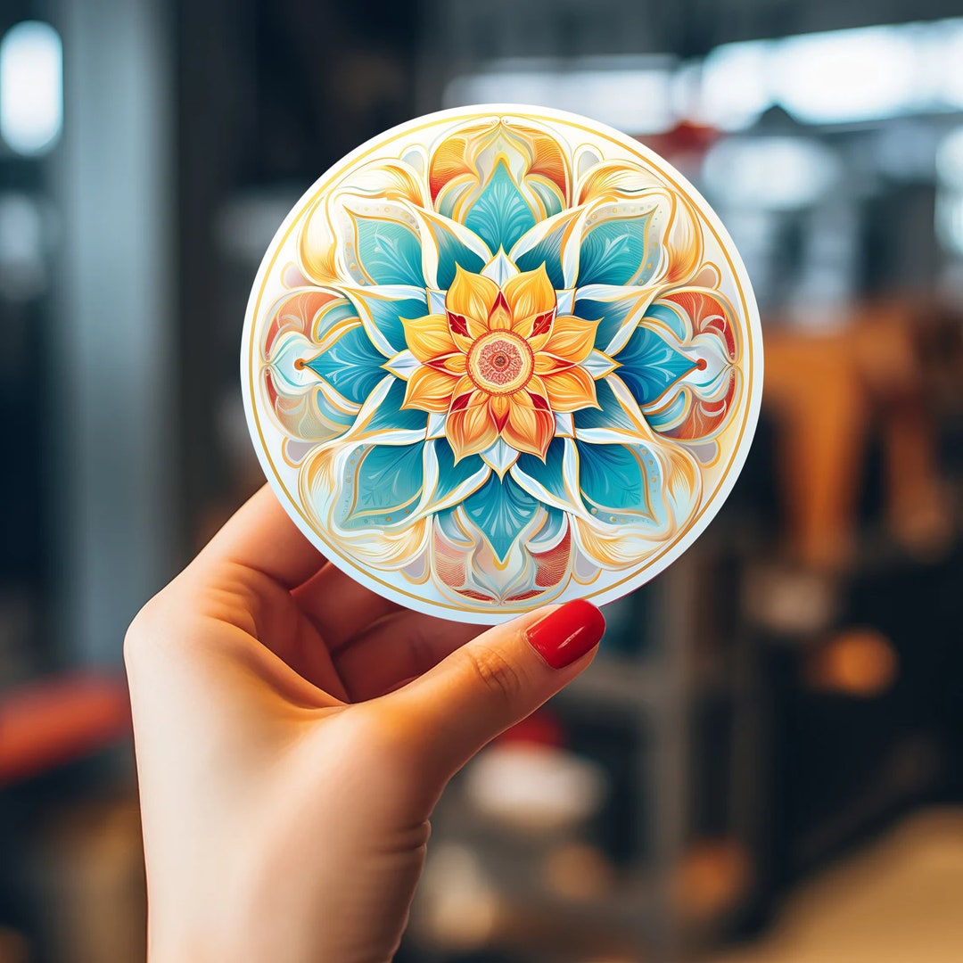 Holographic Psychedelic Stickers - Waterproof Decals for Laptop ...