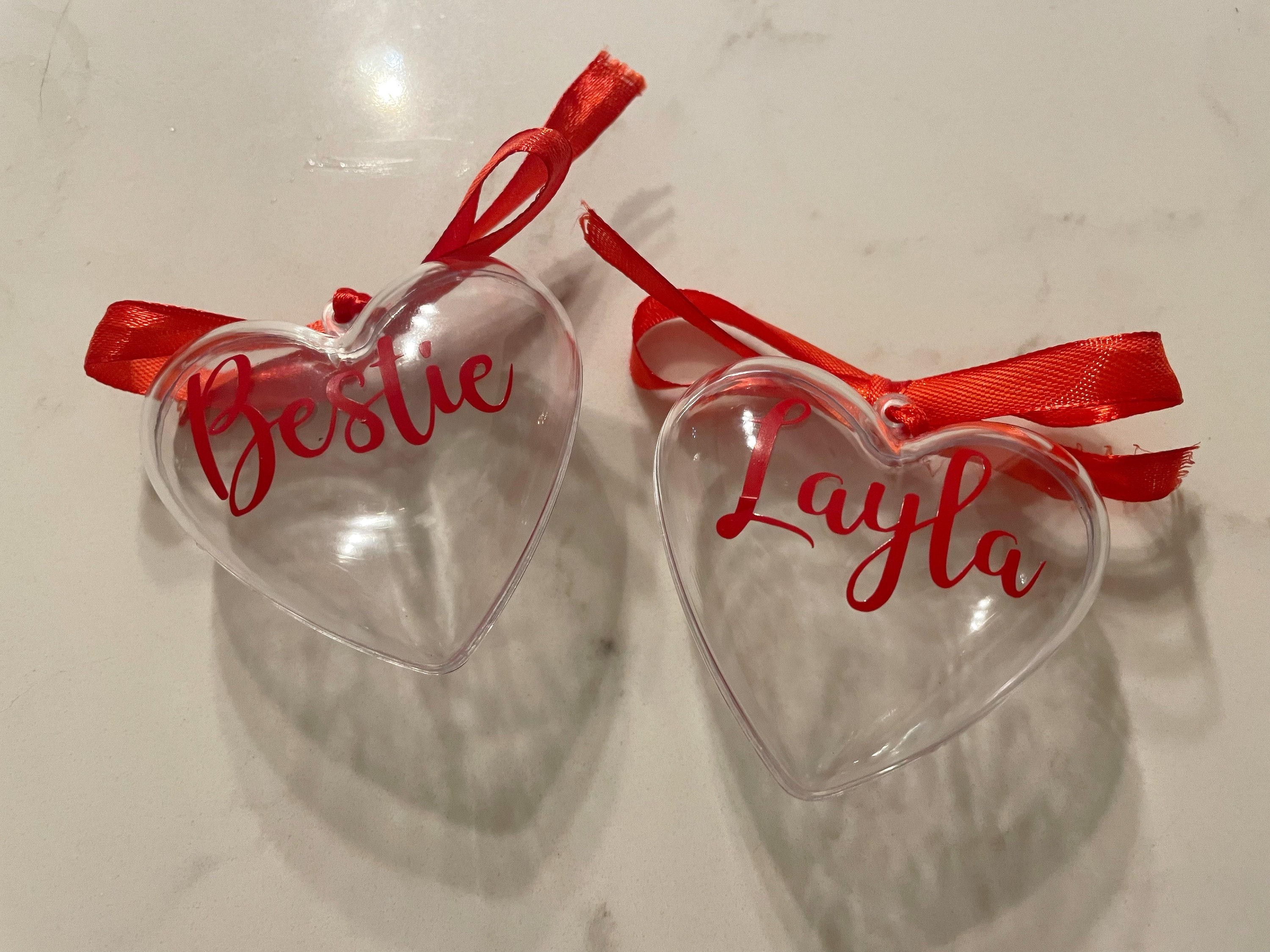 Personalised Fillable Heart - Etsy