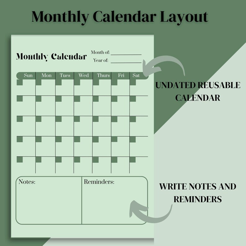 Paycheck Budget Template Printable Monthly Planner Layout Budget ...