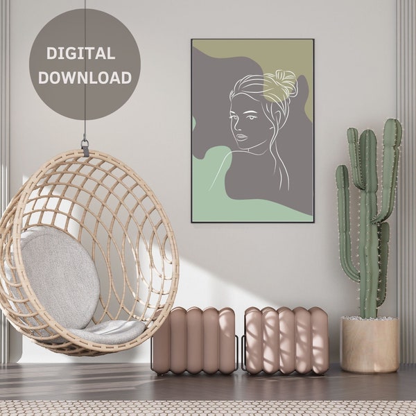 Minimal Silhouette Art - Etsy