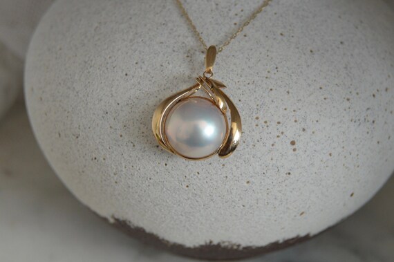 Gorgeous Vintage 18K Yellow Gold and Japanese Akoya … - Gem