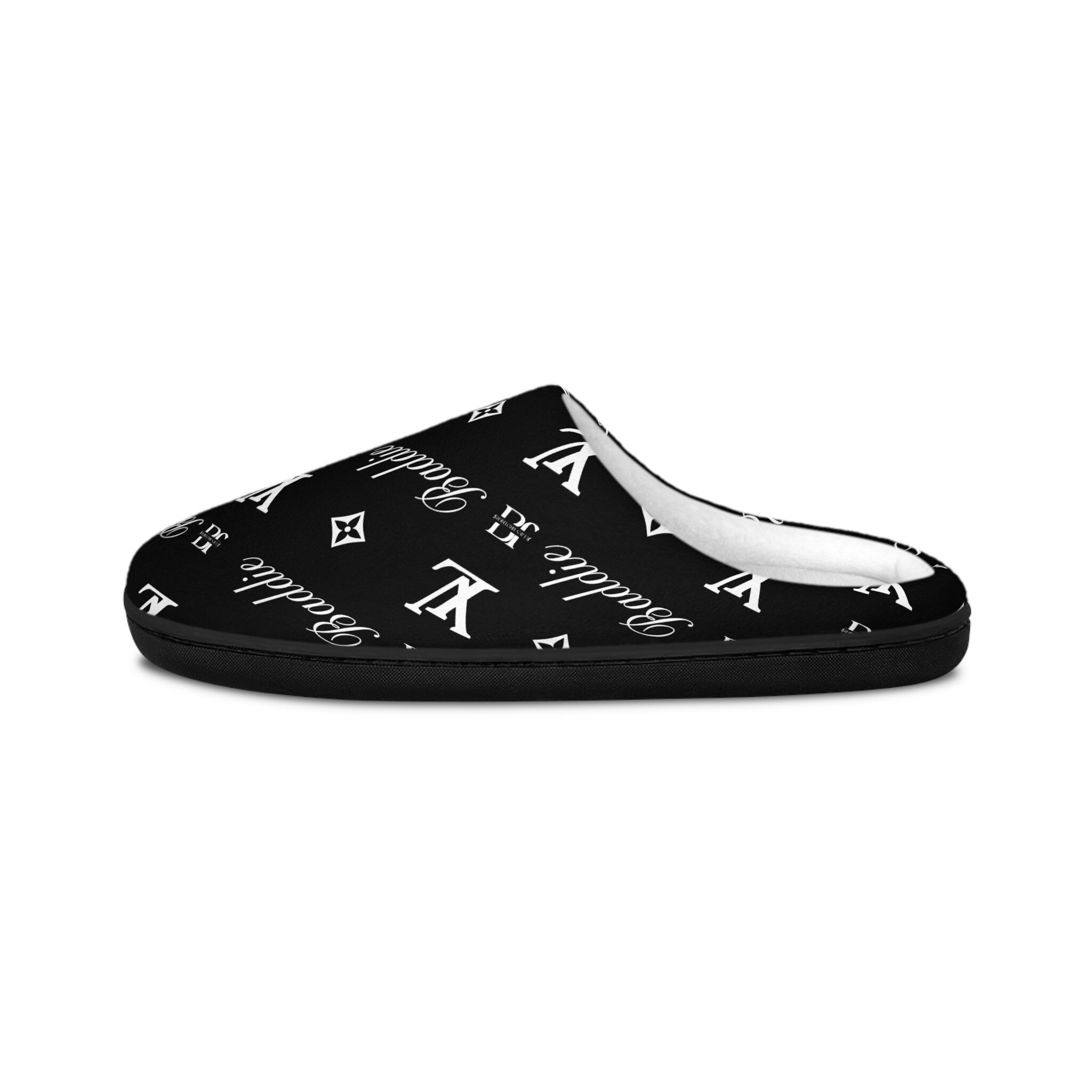 Black Comfy Women's Indoor Slippers, Baddie House Slipper for Women ...