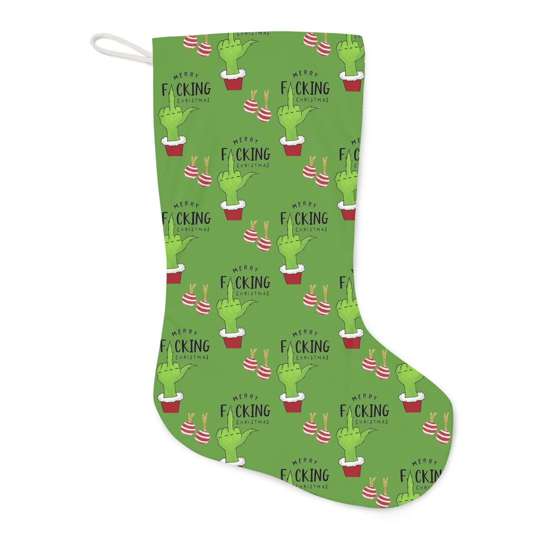 The Grinch Christmas Stocking Grinch Theme Christmas - Etsy