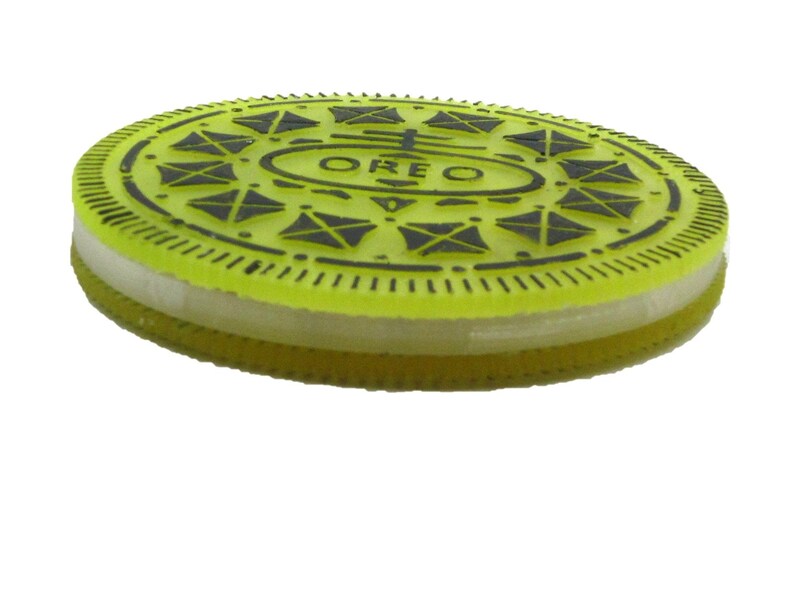 Oreo Cookie LED Fast Wireless Cell Phone Charger Green Glow in the Dark ...