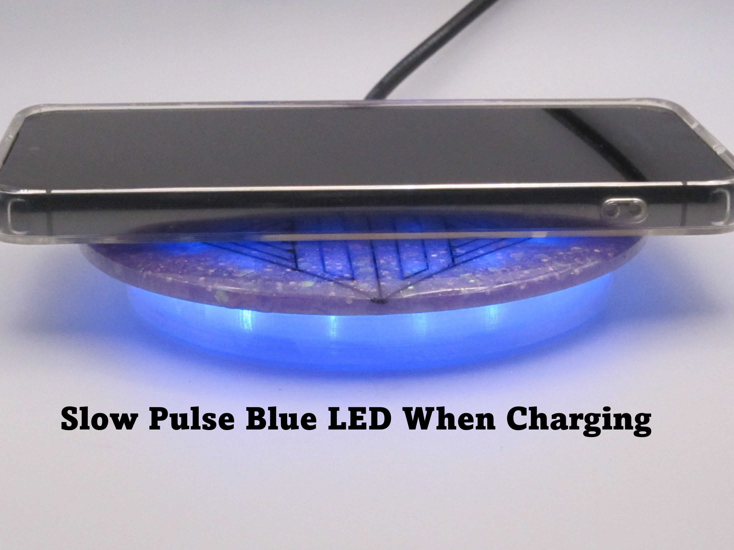 12 Gauge Shell LED Fast Wireless Cell Phone Charger Iphone-android ...