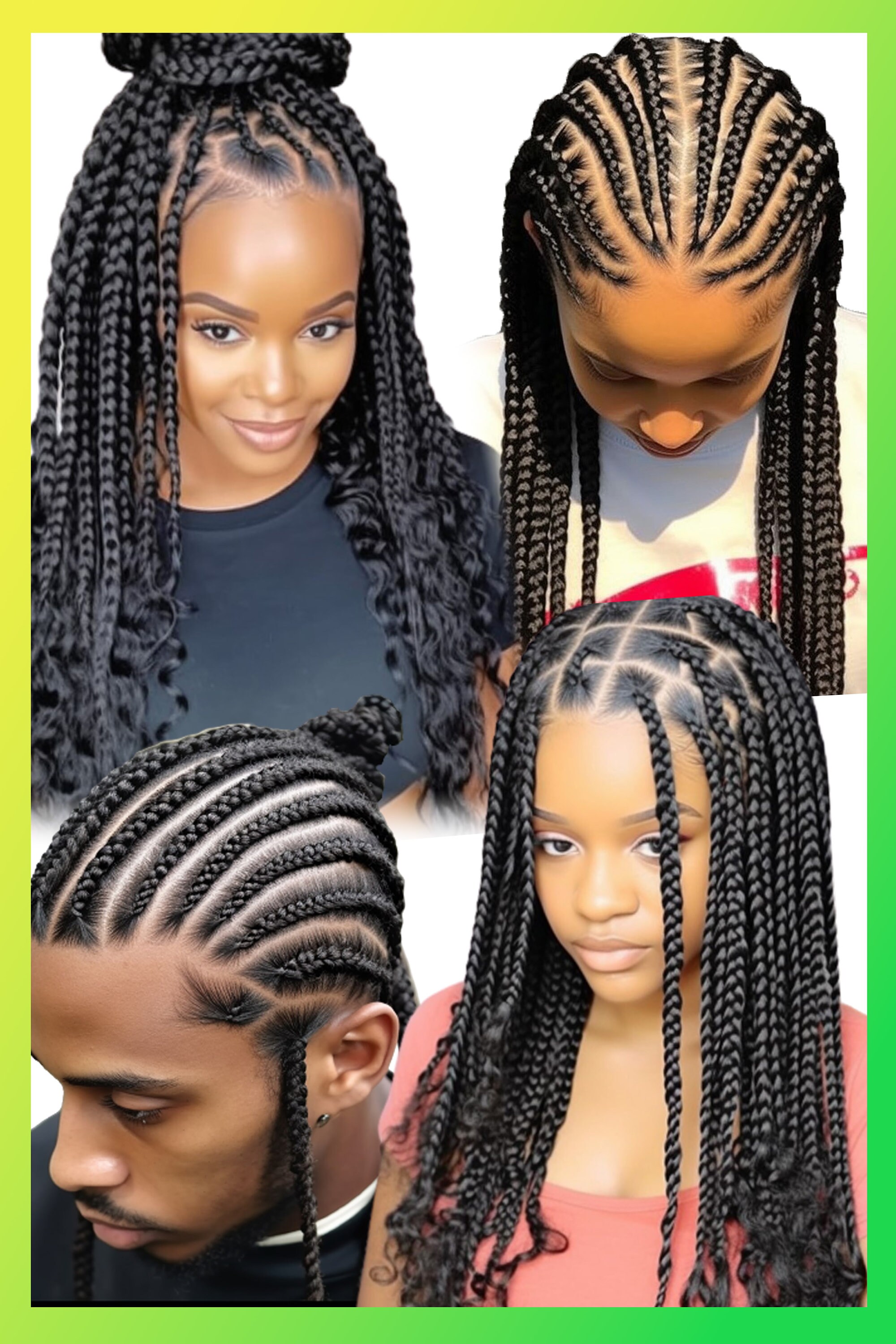 Braids Poster, African Hair Braiding Poster, Braids Poster, Hair Poster ...