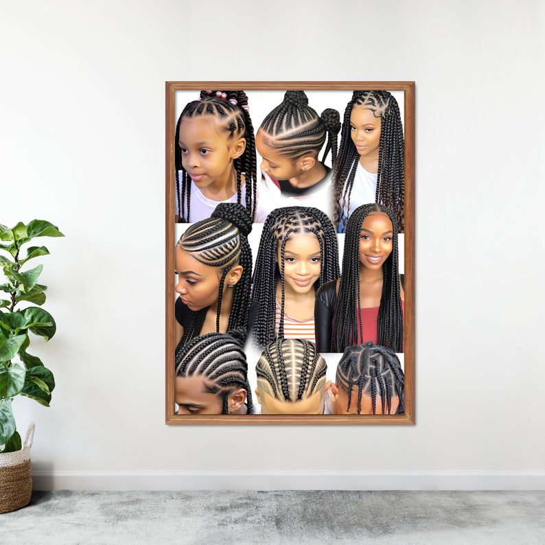 African Hair Braiding Poster, Man Braids, Passion Twists Poster ...