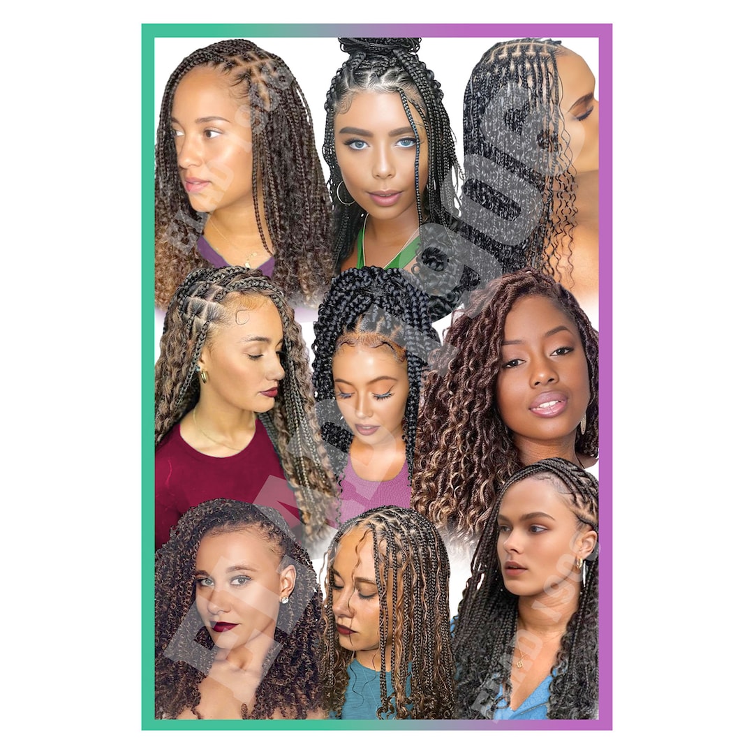 Hair Braiding Poster, African Hair Braiding Poster, Poster for African ...
