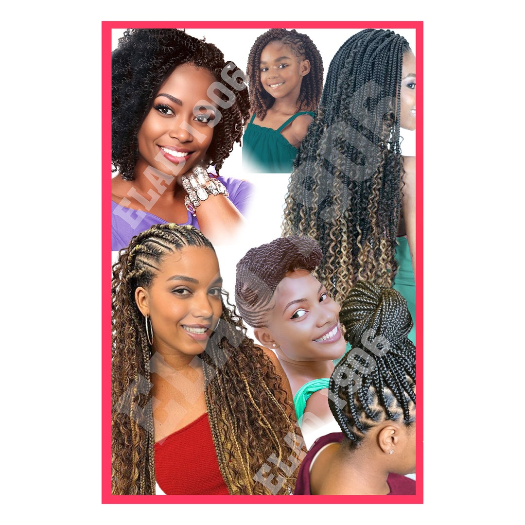 Hair Braiding Poster, African Hair Braiding Poster, Poster for African ...