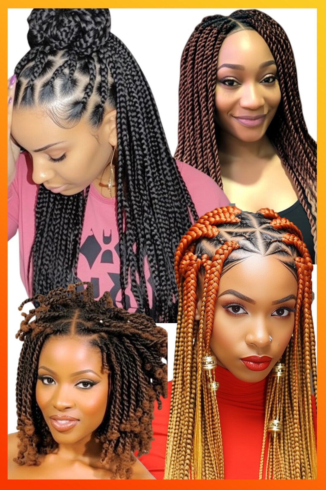 Hair Braiding Poster ,dreadlocs, Passion Twists Posters Collection ...