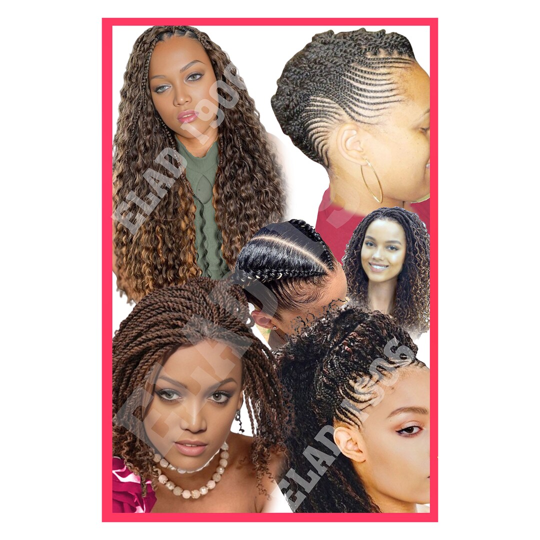 Hair Braiding Poster, African Hair Braiding Poster, Poster for African ...