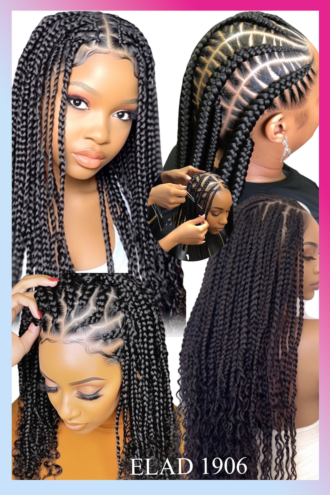 African Hair Braiding Poster, Braids Poster , Large 24 by 36 Prints for ...